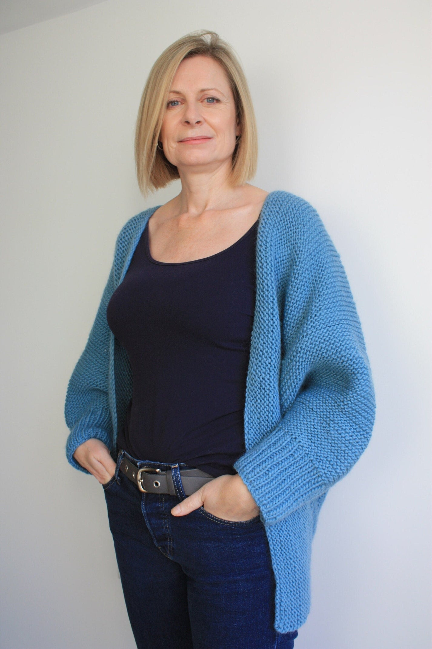 Easy Knitting Pattern - Oversized Batwing Cardigan | The Auchenbrach C ...